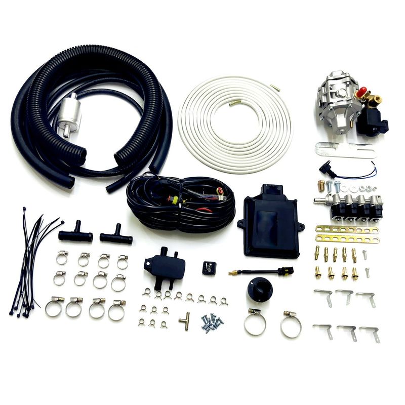 CNG LPG Cars Multipoint Conversion Kits مع 48 Pin ECU IG1 حاقن سكة AT12 ...